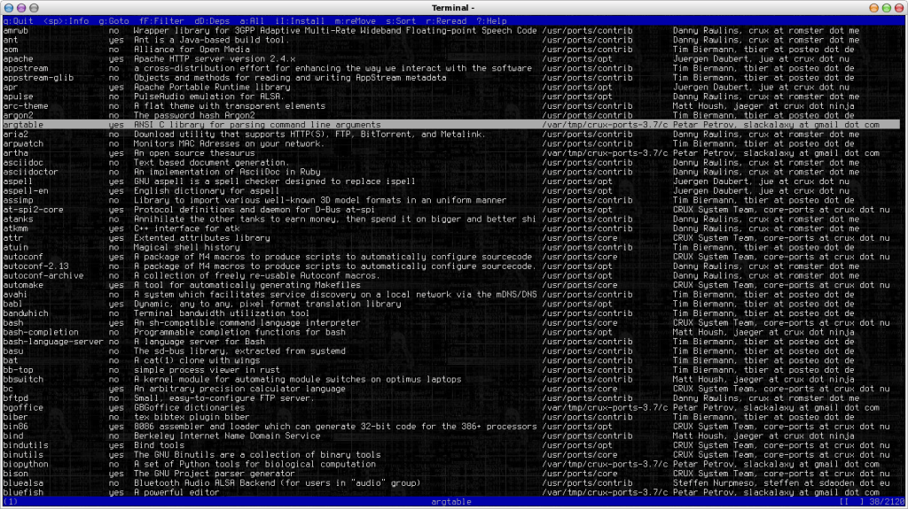 CRUX: a tiny gem of a distro | Slackalaxy